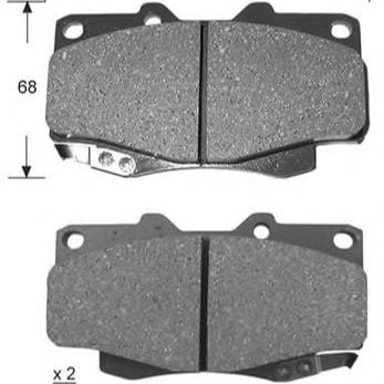 BRAKE PAD PRADO FJ95 FRONT Price in Kenya - Kimz SPare Parts